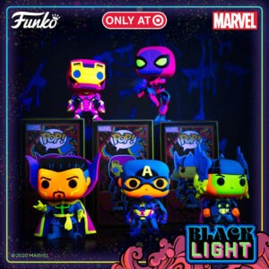 The complete Funko Pop! vinyl Marvel Black Light figures gallery and ...