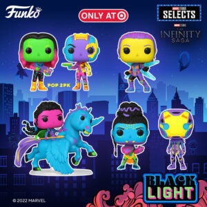 The complete Funko Pop! vinyl Marvel Black Light figures gallery and ...