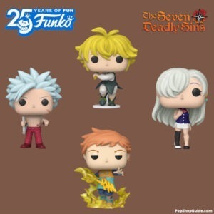 New The Seven Deadly Sins (Anime TV series) Funko Pop! vinyl figures ...