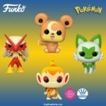 New Pokemon Funko Pop! Blaziken, Sprigatito, Teddiursa and Chimchar ...