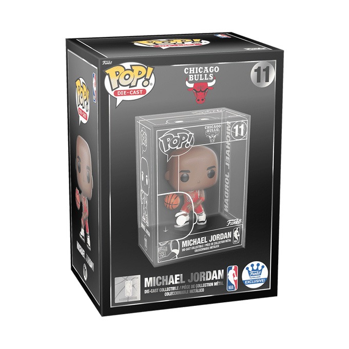 Exclusive Michael Jordan (Chicago Bulls) Funko Pop! Die-Cast