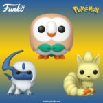 New Pokémon Funko Pop! Figures Announced: Pikachu, Absol, Ninetales, Rowlet